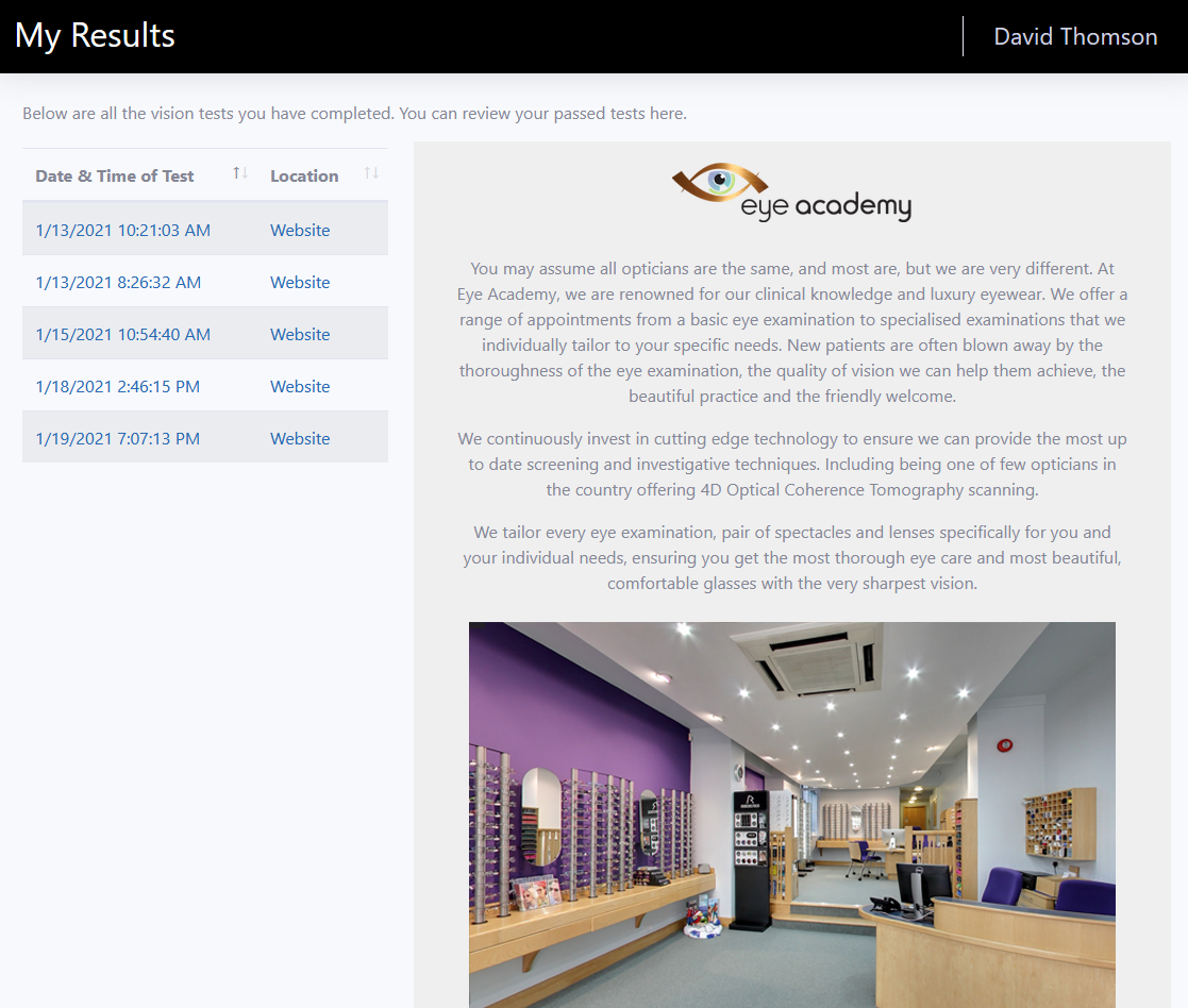 CheckMyVision – Thomson Software Solutions
